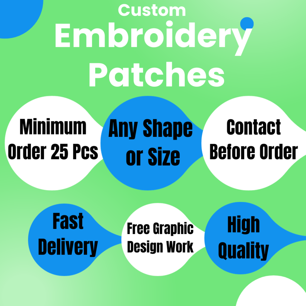 Custom Embroidery Patch Services - The Designshome